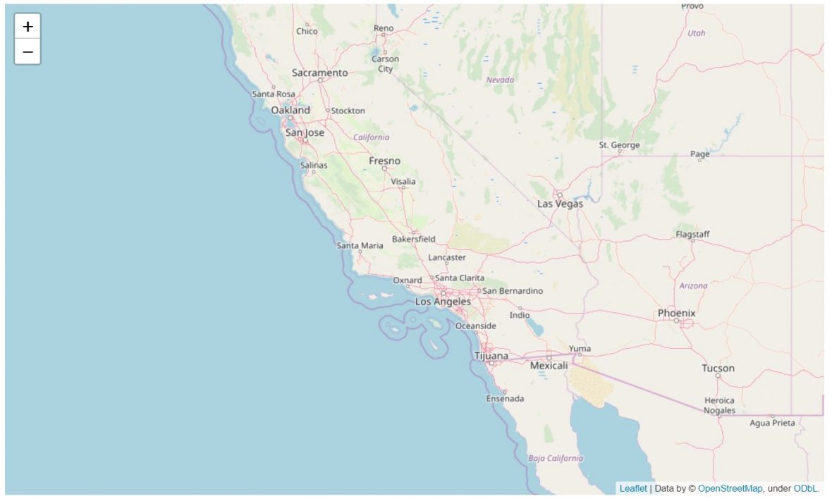 Folium: geospatial data python