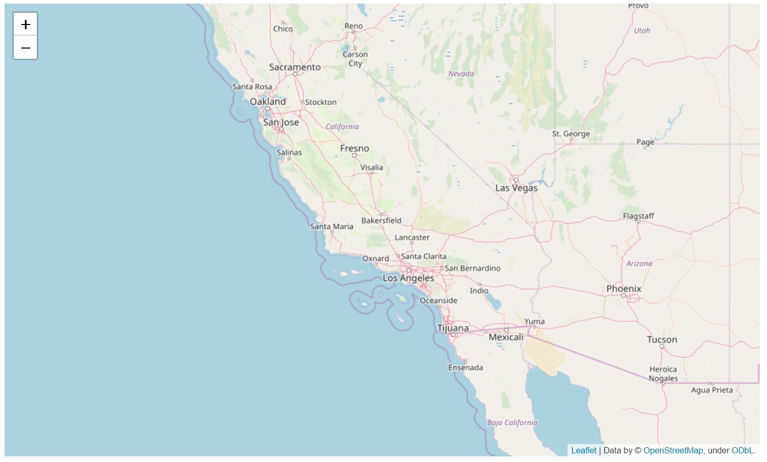 Folium: geospatial data python